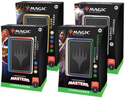 MTG - Commander Masters Commander Deck Display (4 Decks): De Volgende ...